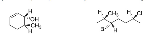 SOLVED: H "'OH CH3 'H H CH3 H Cl Br' H