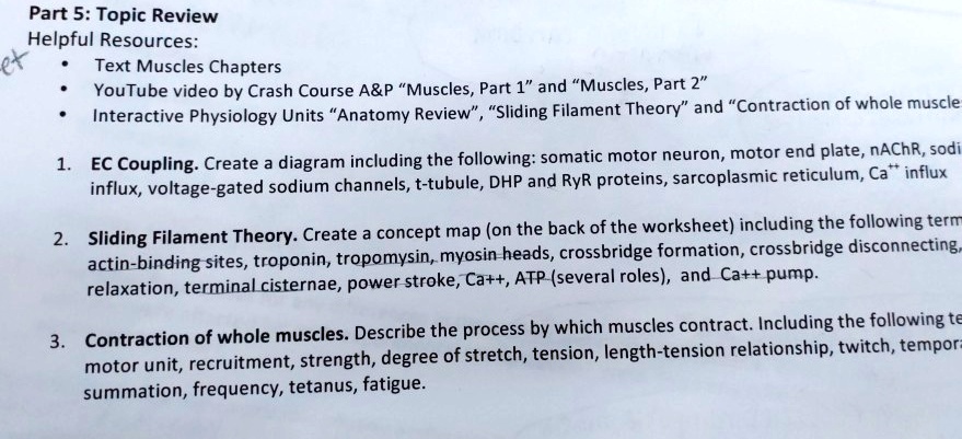 part 5 topic review helpful resources cx text muscles chapters youtube ...