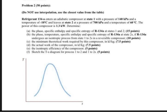 SOLVED: Problem 2 (50 points): (Do NOT use interpolation, use the closest value from the table ...