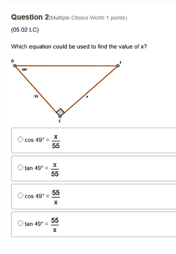 SOLVED: Question 2(Multiple Choice Worth points) (05.02 LC) Which ...
