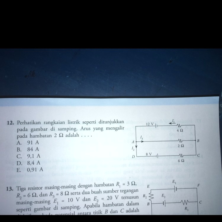 SOLVED: perhatikan rangkaian listrik seperti ditunjukkan pada gambar di ... SOLVED: perhatikan rangkaian listrik seperti ditunjukkan pada gambar di ...