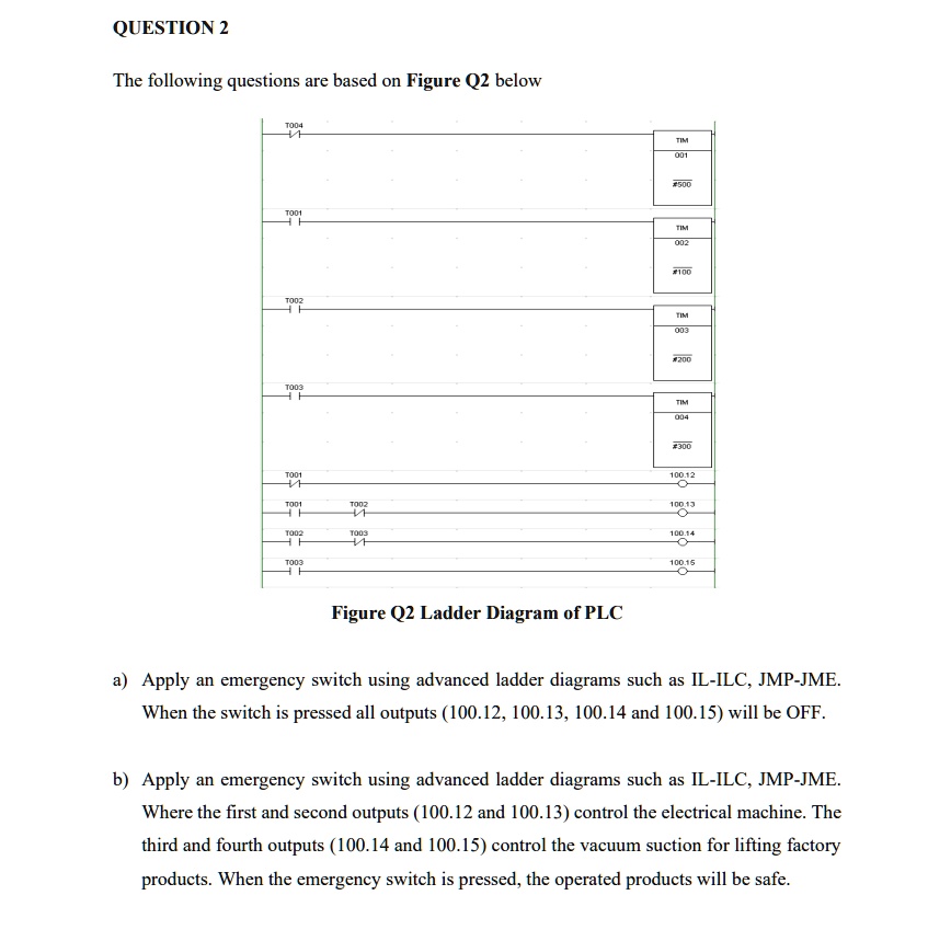 SOLVED: The following questions are based on Figure Q2 below: 001 #500 ...