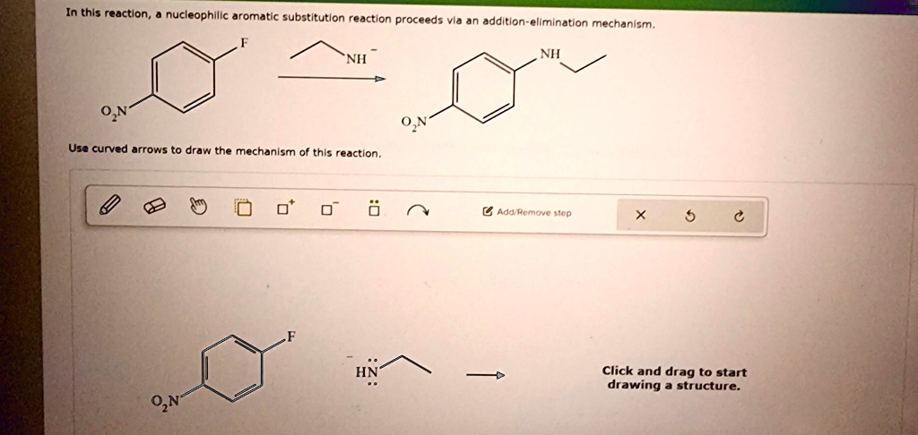 In this reaction, a nucleophilic aromatic substitution reaction ...
