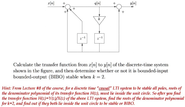 VIDEO solution: Signals and Systems x[n] q[n] y[n] Calculate the ...