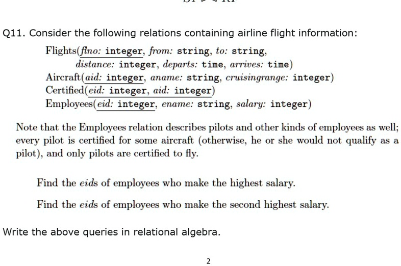 Can you explain how to solve this question and what the solution is? Q11: Consider the following ...