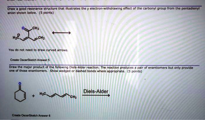 SOLVED: Draw good resonance structures that illustrate the electron ...