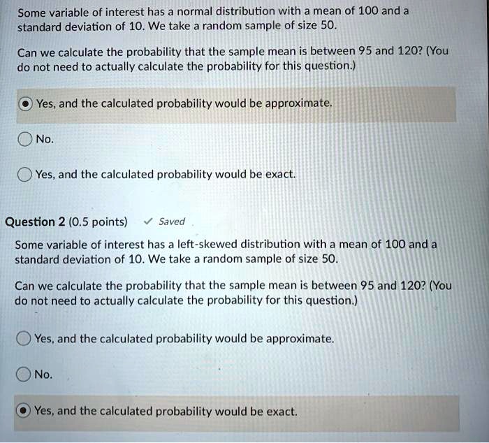 SOLVED: Some variable of interest has normal distribution with a mean of 100 and standard ...