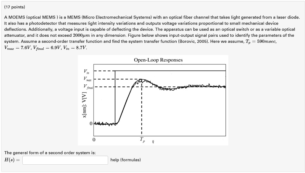 VIDEO solution: 17 points) A MOEMS(optical MEMS is a MEMS(Micro ...