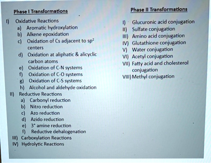 SOLVED: Phase Transformations Oxidative Reactions Aromatic ...