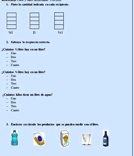 SOLVED: pintó la cantidad indicada en cada recipiente 1/41 11 1/2 1 2 ... SOLVED: pintó la cantidad indicada en cada recipiente 1/41 11 1/2 1 2 ...