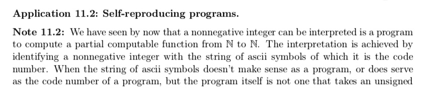 Solved Application 112 Self Reproducing Programs Note 112 We Have Seen By Now That A