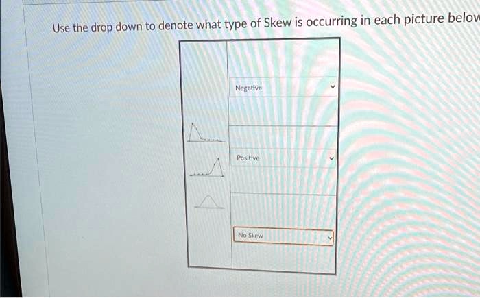 Use the drop down to denote what type of Skew is occurring in each ...