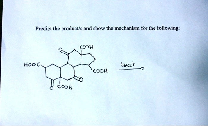 SOLVED: Predict the product/s and show the mechanism for the following ...