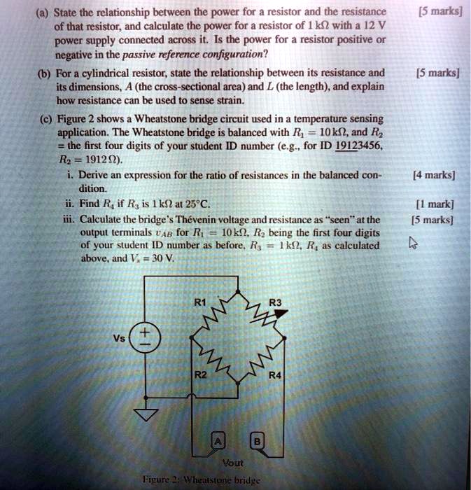 SOLVED: Title: Power and Resistance in Electrical Circuits a. State the ...