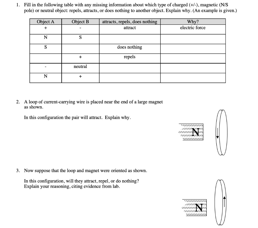 SOLVED: Help please!!! Explain each step Fill in the following table ...