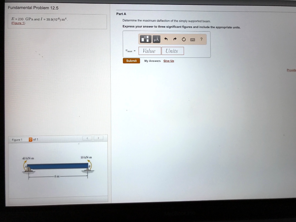 Fundamental Problem 12.5 E = 230 GPa and I = 39.9(10^-6) m^2. (Figure 1) Figure 1 of 1 40 kN-m ...