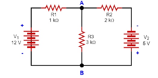 SOLVED: Build the following circuit on a breadboard in Tinkercad: - With source V2 off (at 0 V ...