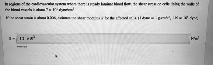 In regions of the cardiovascular system where there is steady laminar ...
