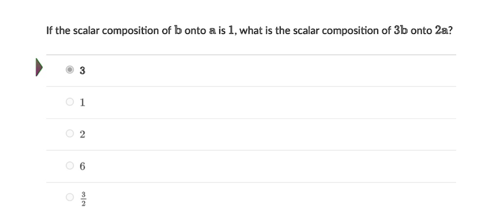 SOLVED: Please explain it in detail. Thank you very much. If the scalar ... SOLVED: Please explain it in detail. Thank you very much. If the scalar ...