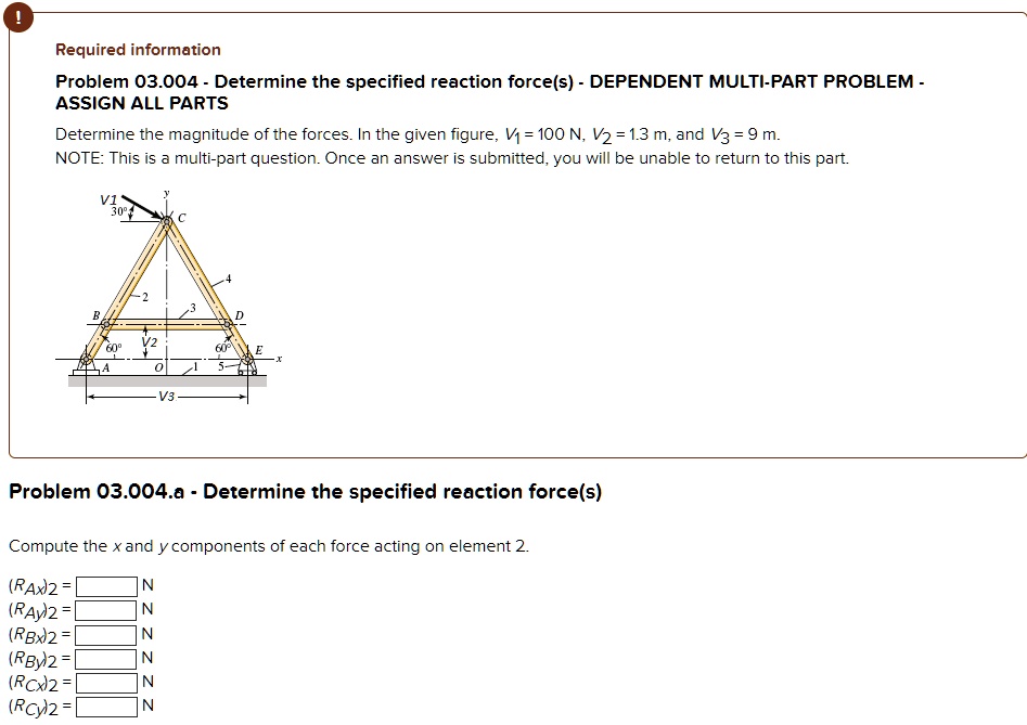 ! Required information Problem 03.004 - Determine the specified ...