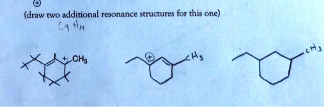 SOLVED: (draw two additional resonance structures for this one) CHs LA;