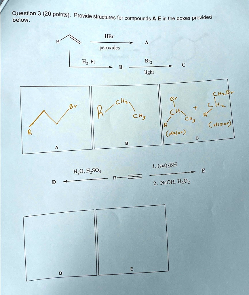 SOLVED: A: H3C-CH2-CH2-Br B: CH3-CH2-CH2-CH2-CH2-Br C: CH3-CH2-CH2-CH2 ...