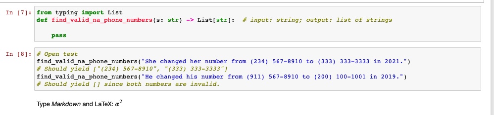 SOLVED: 'Write function that returns all valid North American phone ...