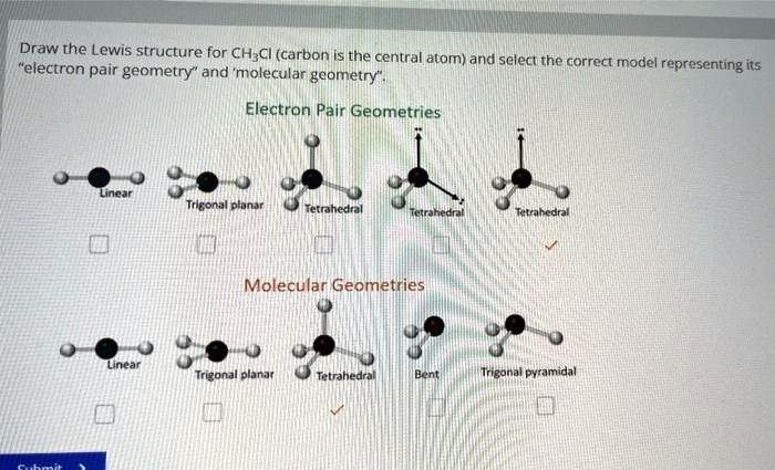 SOLVED: Draw the Lewis structure for CHClI (carbon is the central atom ...