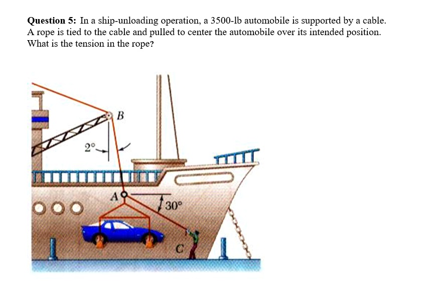 SOLVED: Draw the body diagram and find the tension for AB and AC. Be careful about the angle ...