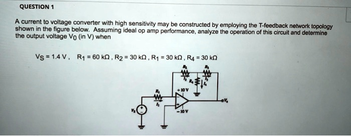 A current to voltage converter with high sensitivity may be constructed ...