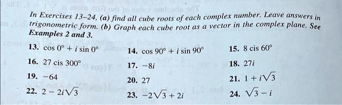 SOLVED: can someone help me with questions 23 and 27 Exercises 13-24 ...