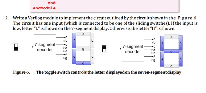 SOLVED: Text: end endmodule
