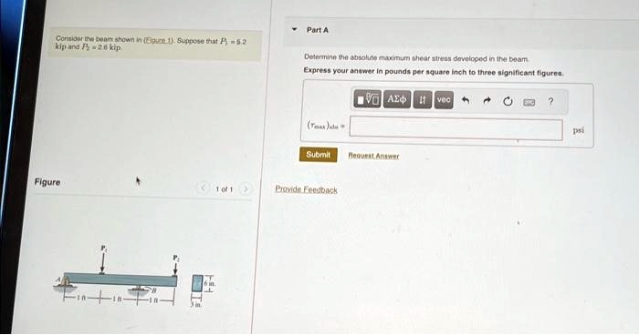 consider the beam shown in figure 1 suppose that p 2 kip and p 2 kip ...