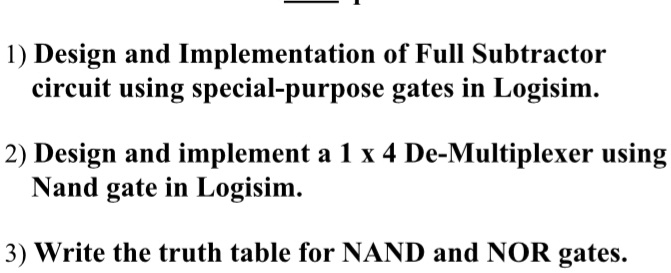 design and implementation of full subtractor circuit using special ...