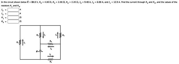 Solved In The Circuit Shown Below R1 80 0Ω R2 4 00Ω R3 2 00Ω