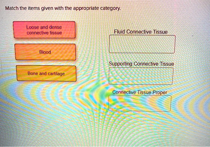 Match the items given with the appropriate category. Loose and dense ... Match the items given with the appropriate category. Loose and dense ...