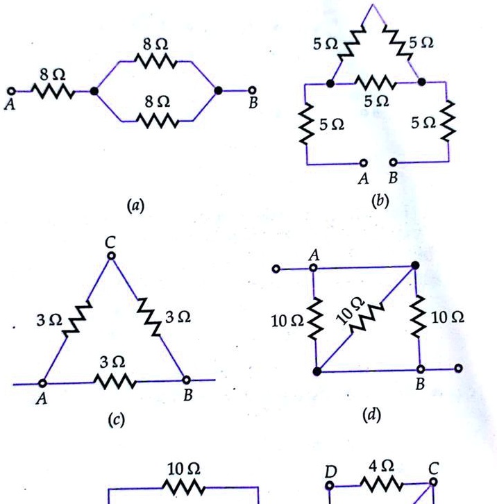 SOLVED: 'Calculate the equivalent resistance between SOLVED: 'Calculate the equivalent resistance between