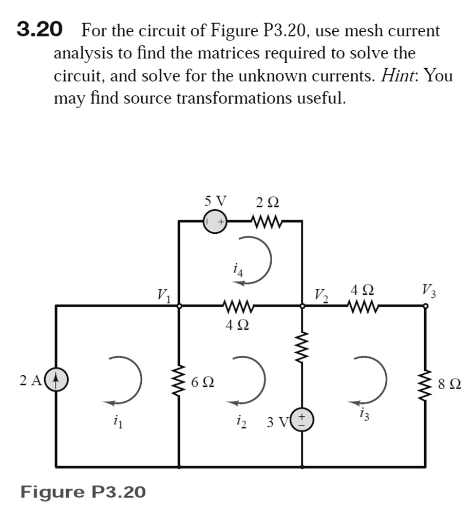 SOLVED: The unlabeled resister is 4 Ohms 3.20 For the circuit of Figure ...