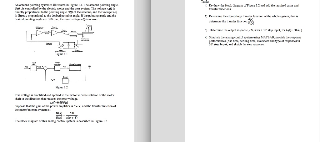 SOLVED: Tasks: 1) Re-draw the block diagram of Figure 1.2 and add the ...