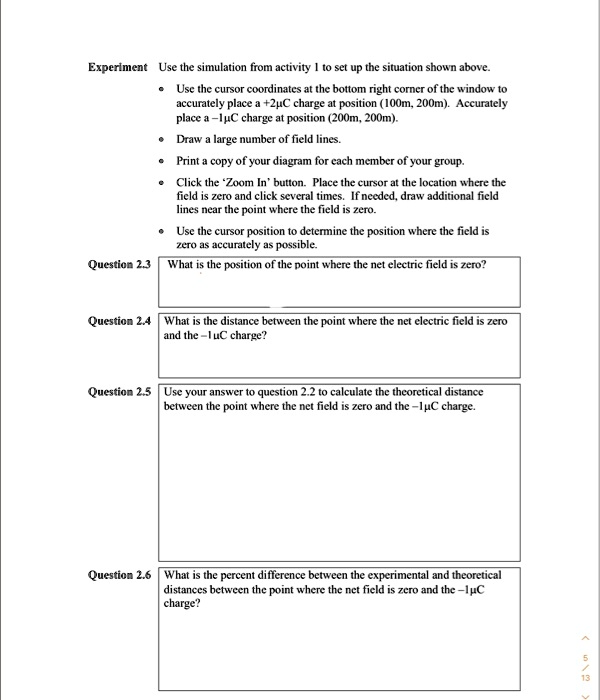 experiment use the simulation from activity set up the situation shown ...