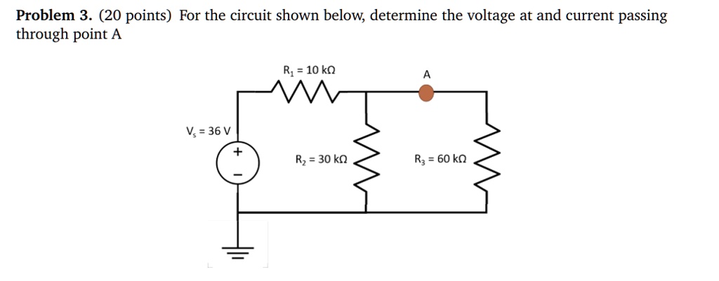 SOLVED: Problem 3. (20 points) For the circuit shown below, determine ... SOLVED: Problem 3. (20 points) For the circuit shown below, determine ...