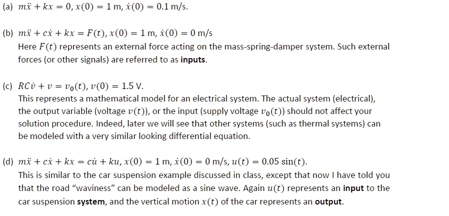 SOLVED: Time-domain to s-domain conversion: Convert the following time ...