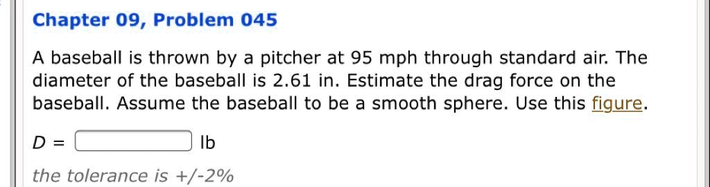 SOLVED: A baseball is thrown by a pitcher at 95 mph through standard ...