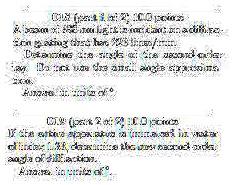 SOLVED: 'A beam of 388 nm light is incident on a diffraction grating ...