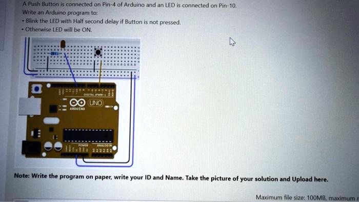 Solved Course Microprocessor Systems And Interfacing A Push Button Is Connected To Pin 4 Of