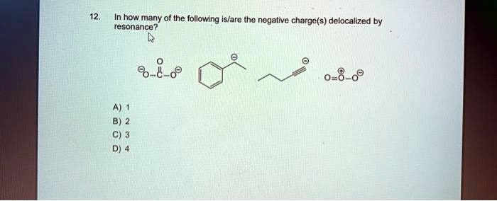 SOLVED: In how many of the following Islare the negative charge(s ...