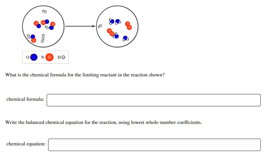 SOLVED: OH What is the chemical formula for the ; limiting reactant in ...