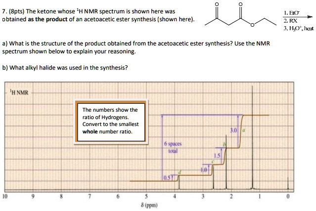 SOLVED: (8pts) The ketone whose SOLVED: (8pts) The ketone whose