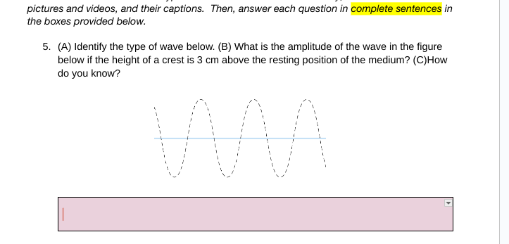 pictures and videos and their captions then answer each question in ...