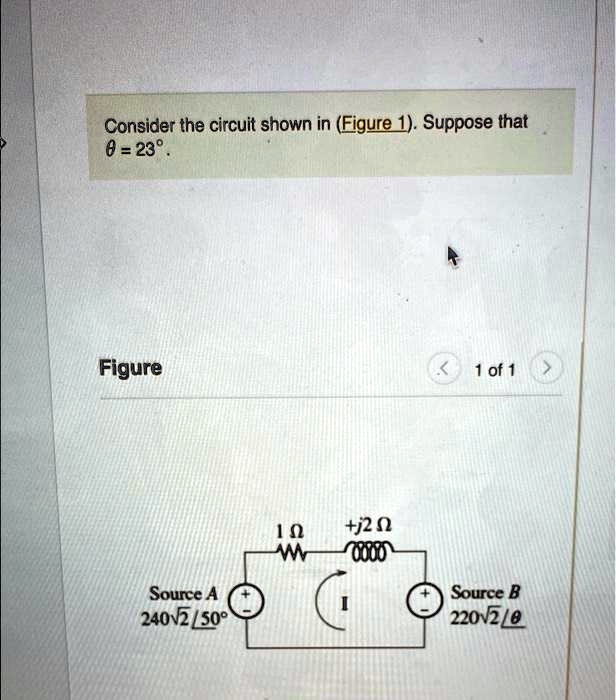 Consider the circuit shown in (Figure 1). Suppose that θ = 23^∘.